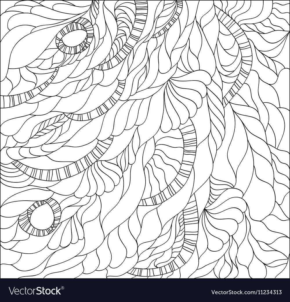 Abstract doodle background Royalty Free Vector Image