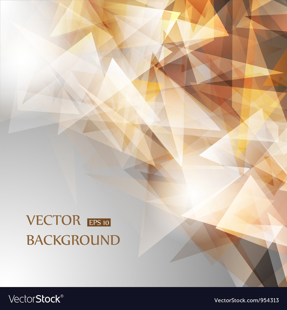 Brown geometric background Royalty Free Vector Image
