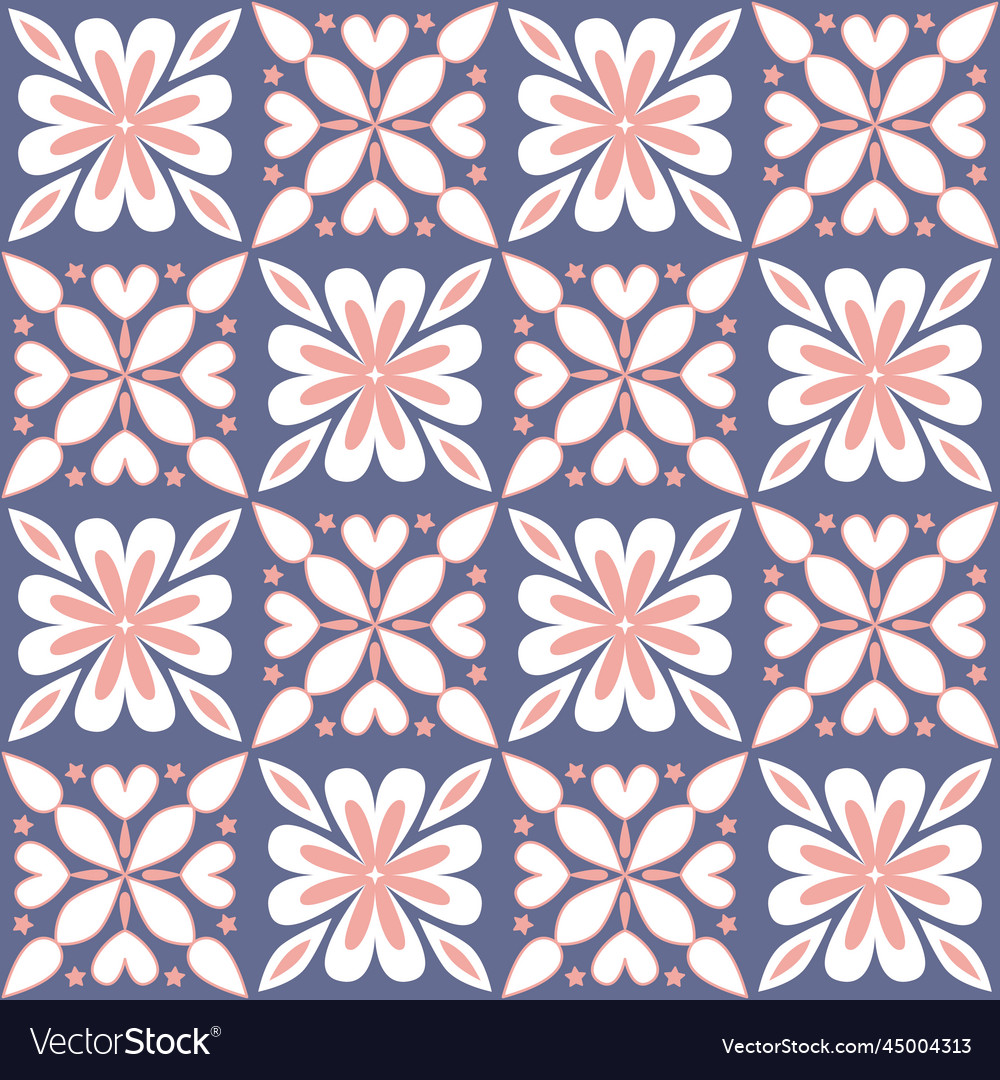 Ceramic tile mosaic design wall decoration Vector Image