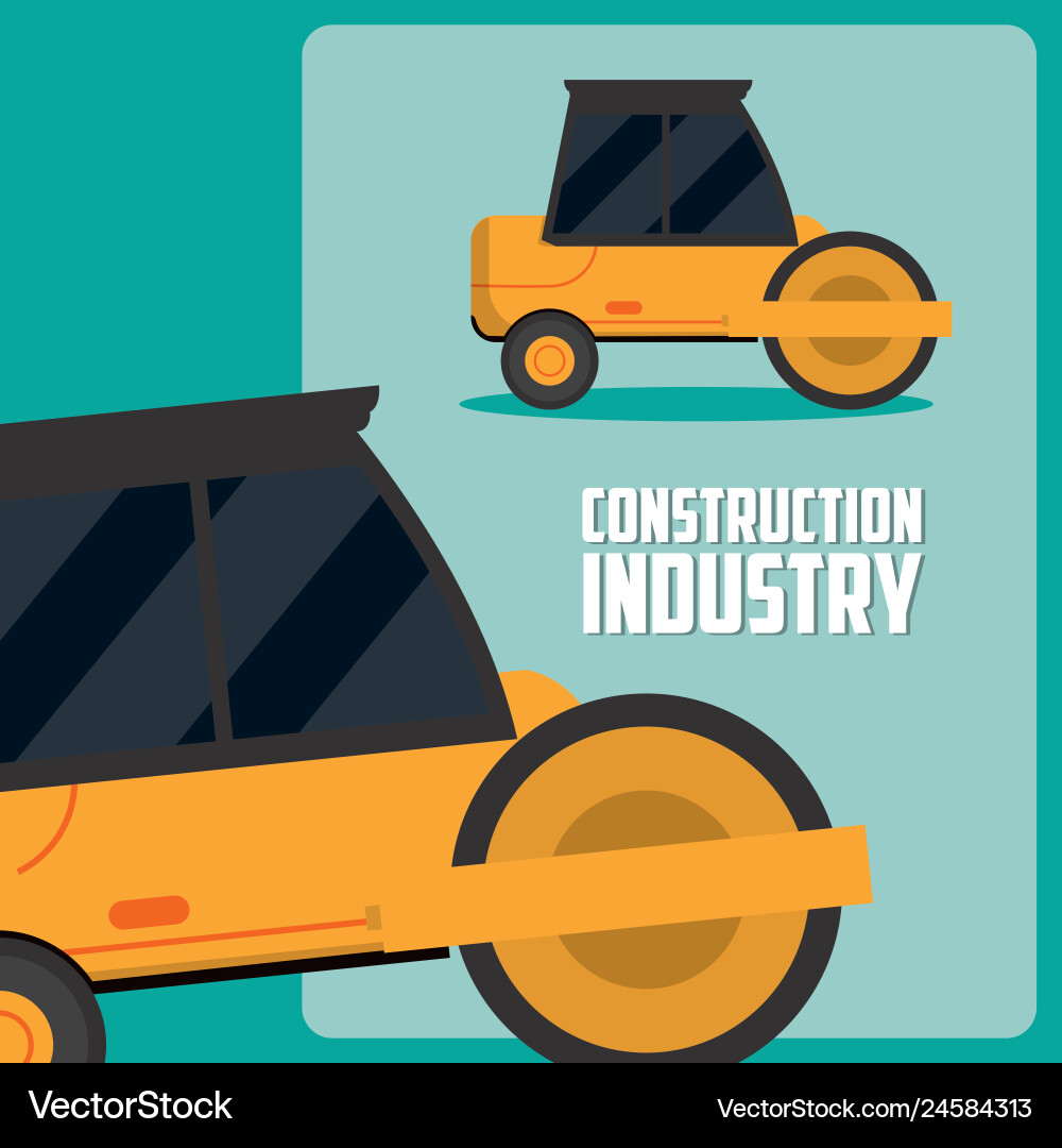 Construction industry concept Royalty Free Vector Image