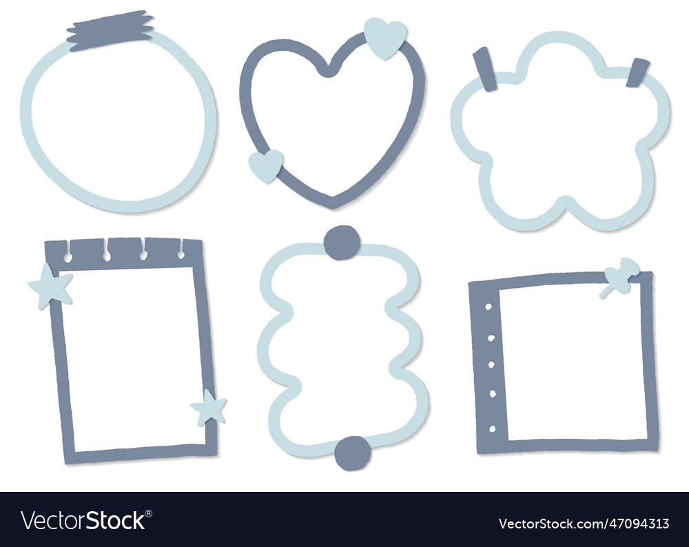 Cute grey gray border memo abstract texture Vector Image Cute grey gray border memo abstract texture Vector Image