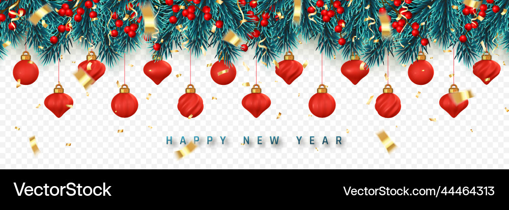Festive christmas or new year background Vector Image
