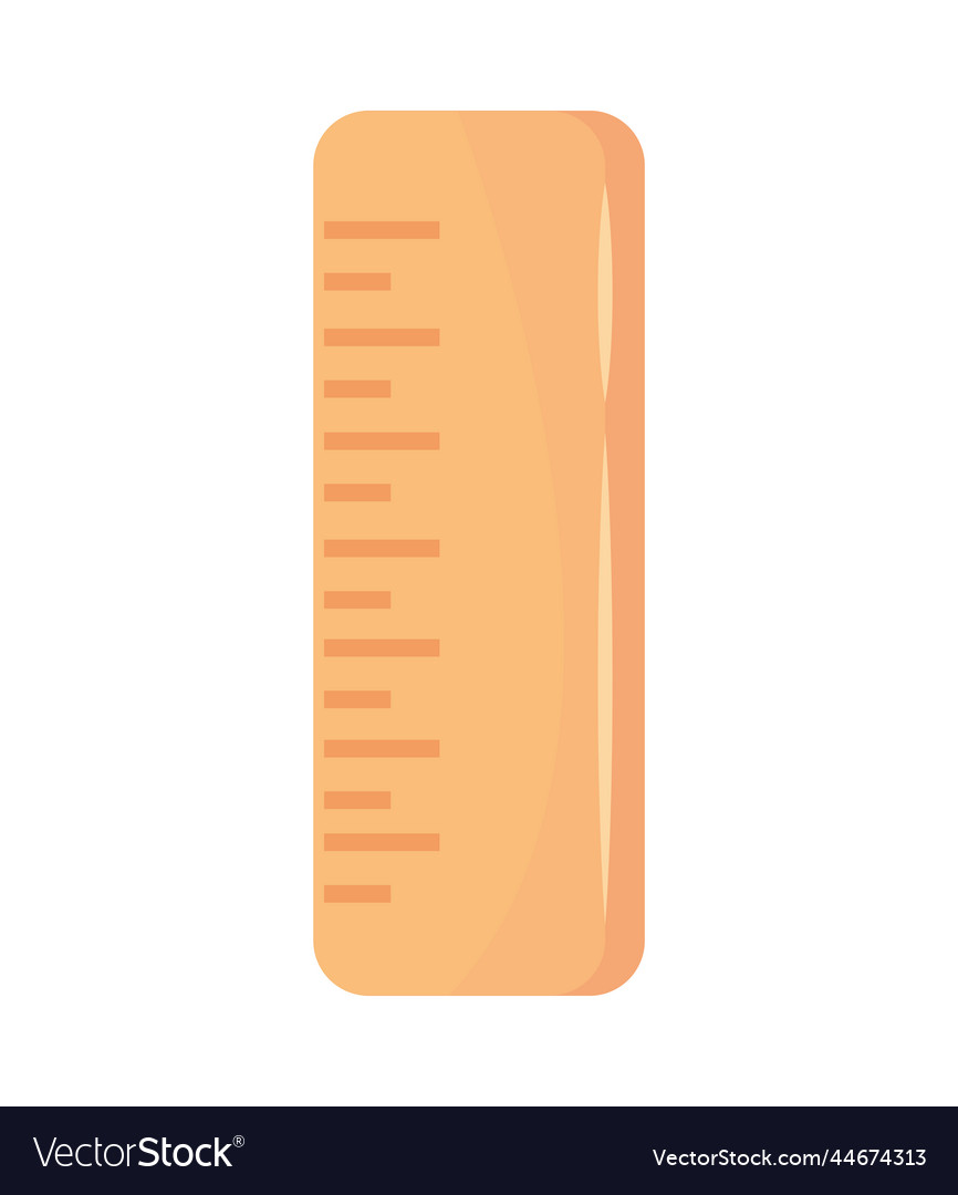 Ruler supply school Royalty Free Vector Image - VectorStock