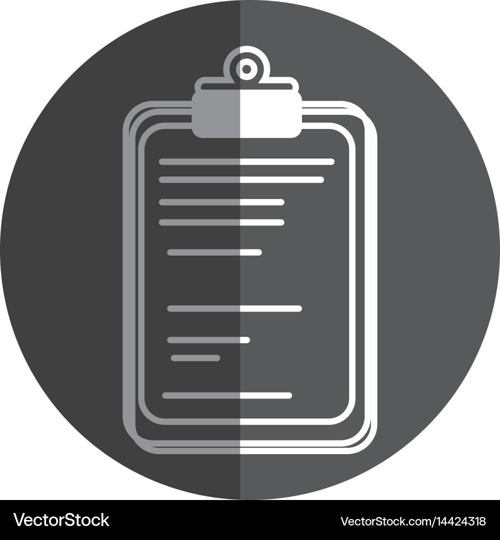 Checklist document sheet Royalty Free Vector Image