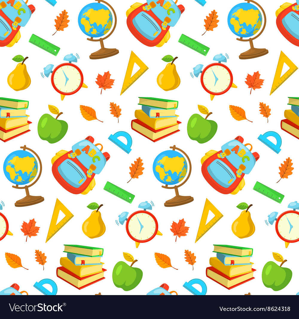 Different school objects Royalty Free Vector Image