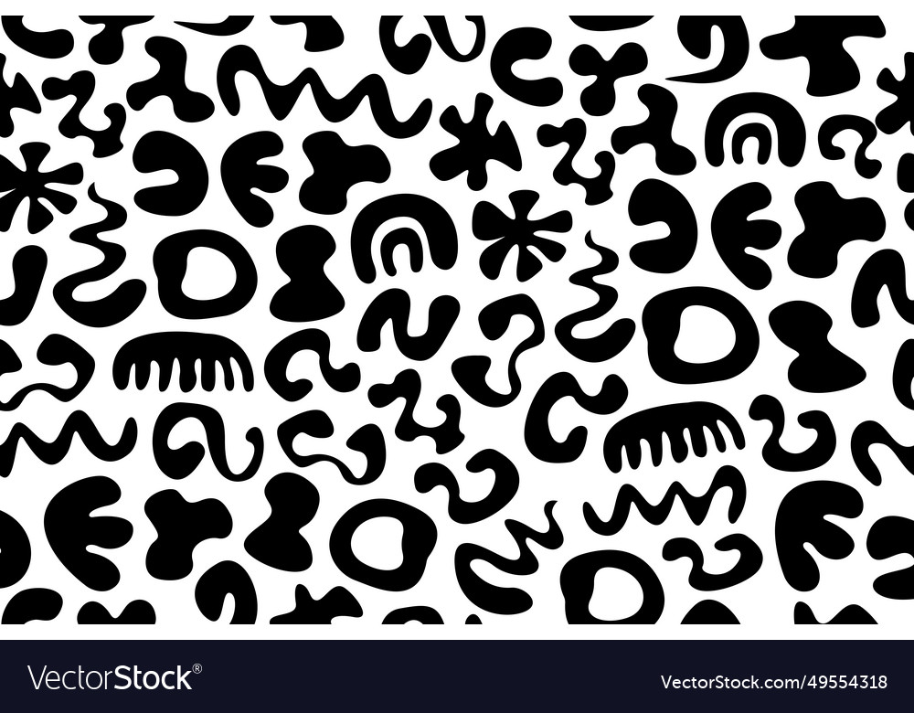 Organic elements pattern Royalty Free Vector Image