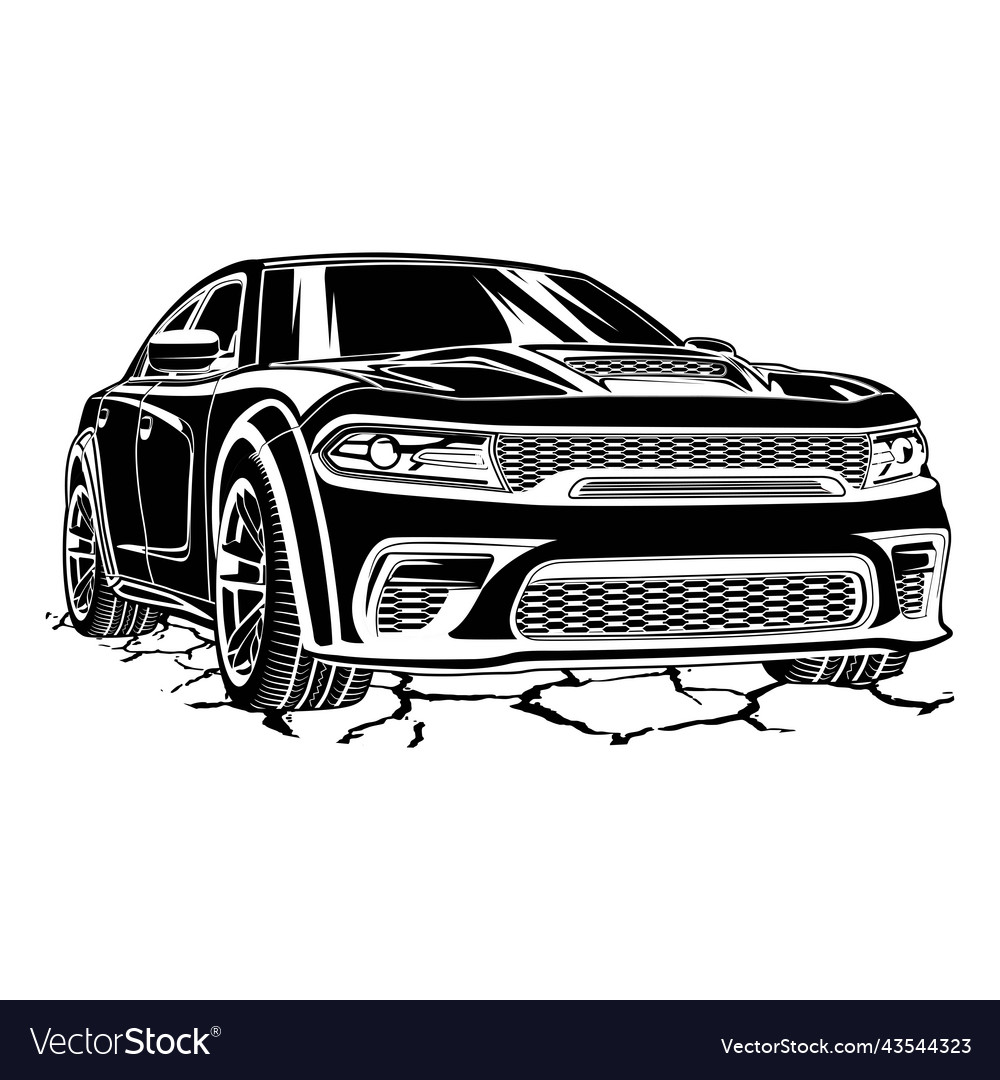 Bw-55 Royalty Free Vector Image - VectorStock