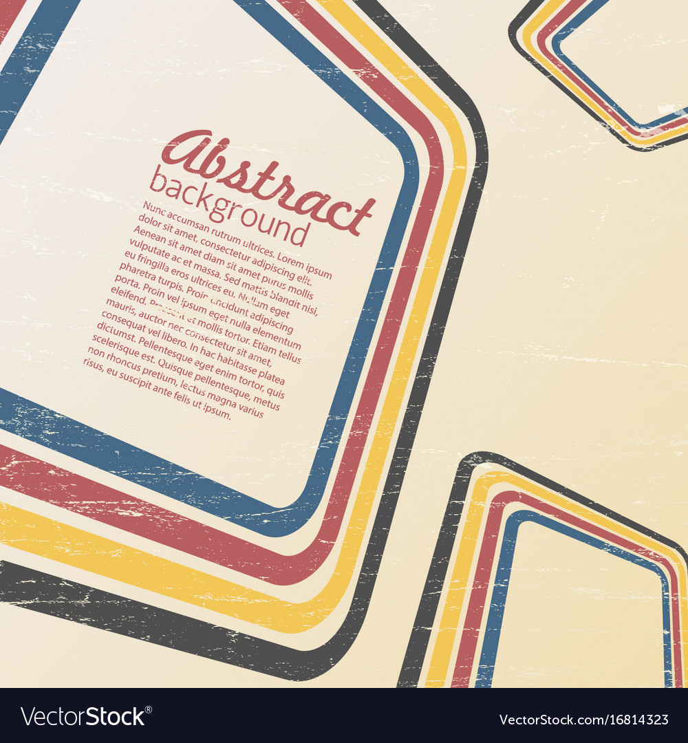 Modern with abstract rectangle Royalty Free Vector Image