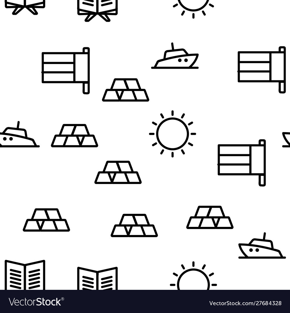 Dubai seamless pattern Royalty Free Vector Image