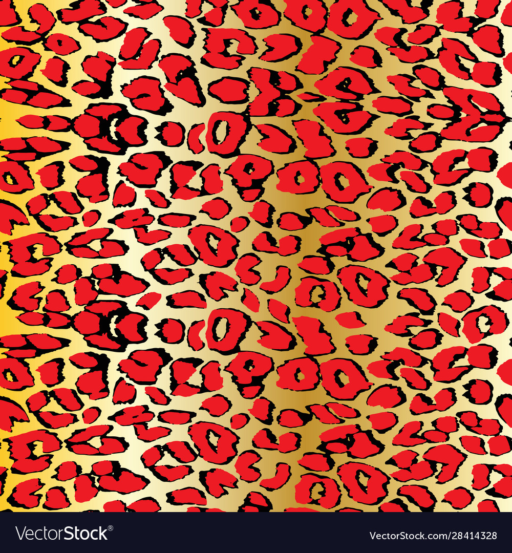 Leopard background seamless pattern Royalty Free Vector