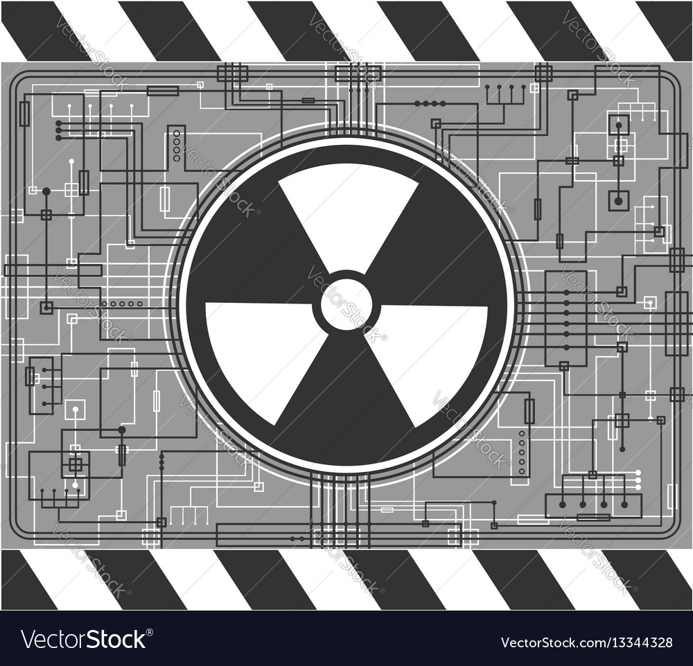 Nuclear background Royalty Free Vector Image - VectorStock
