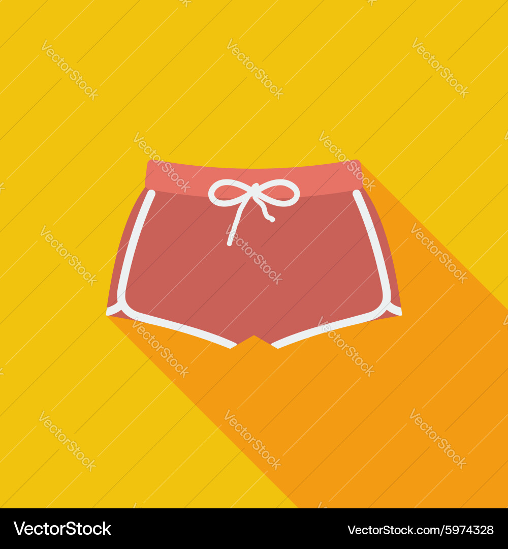 Sports shorts single icon Royalty Free Vector Image