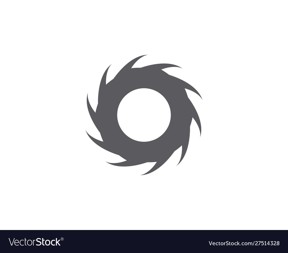 Vortex icon template Royalty Free Vector Image