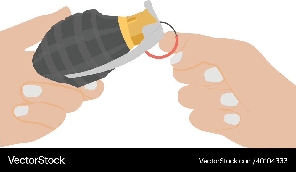 Hand grenade Royalty Free Vector Image - VectorStock