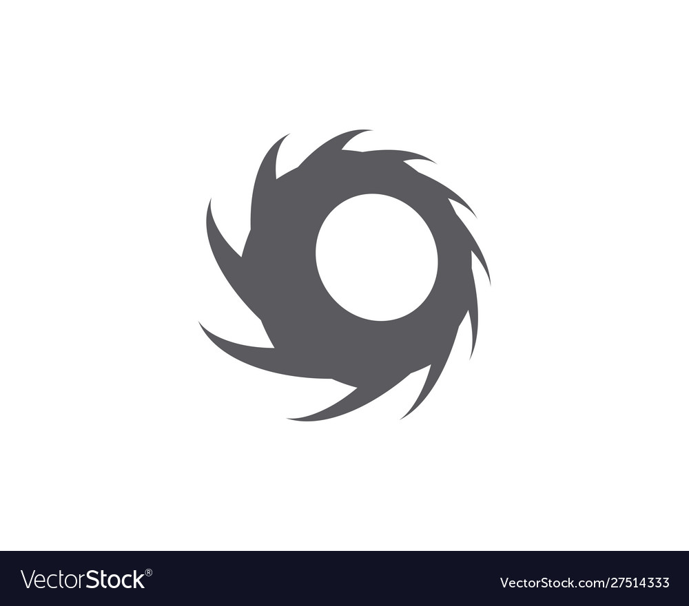 Vortex icon template Royalty Free Vector Image
