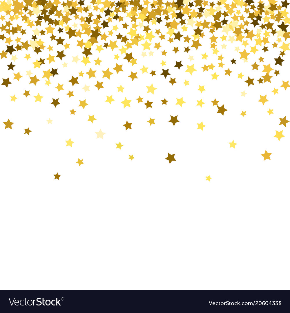 Abstract pattern random falling stars Royalty Free Vector