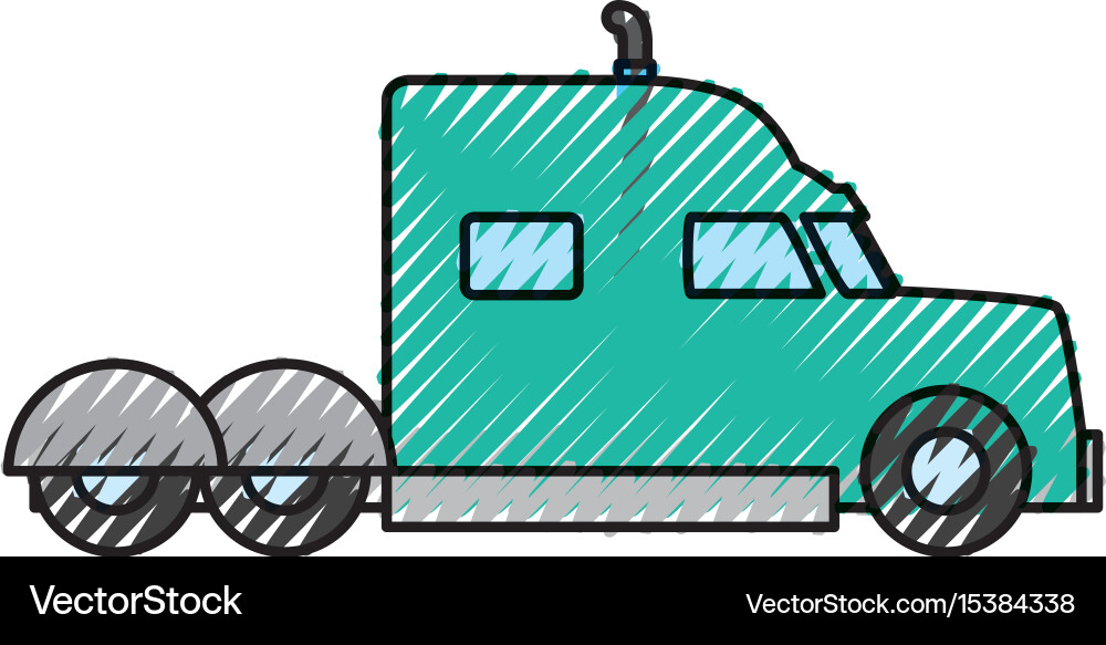 Cargo truck vehicle Royalty Free Vector Image - VectorStock