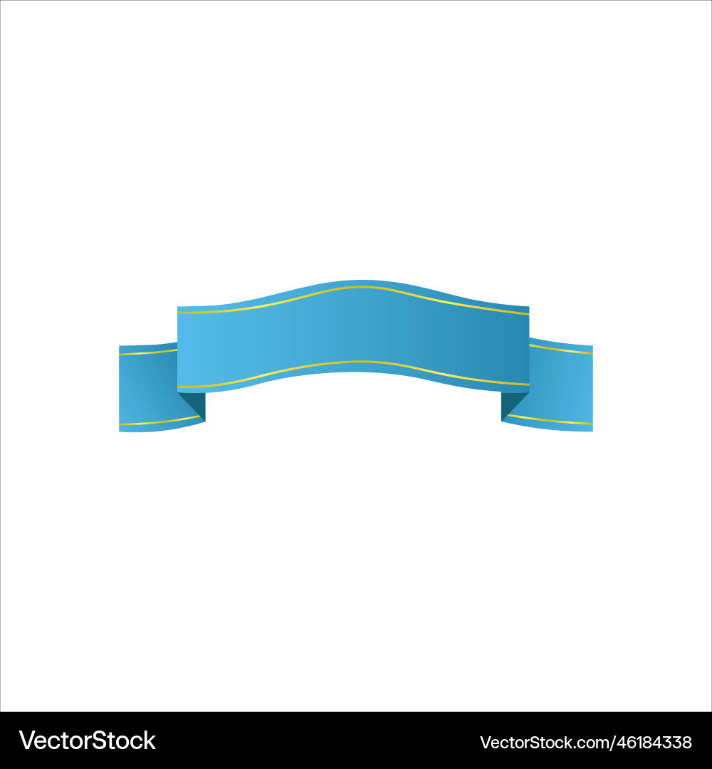 Elegant ribbon decoration Royalty Free Vector Image