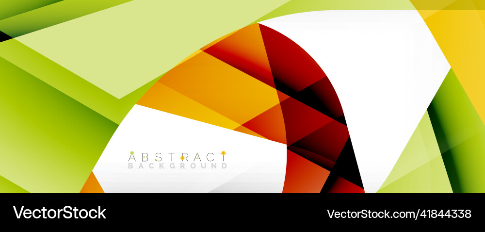 Geometric abstract background - multicolored Vector Image