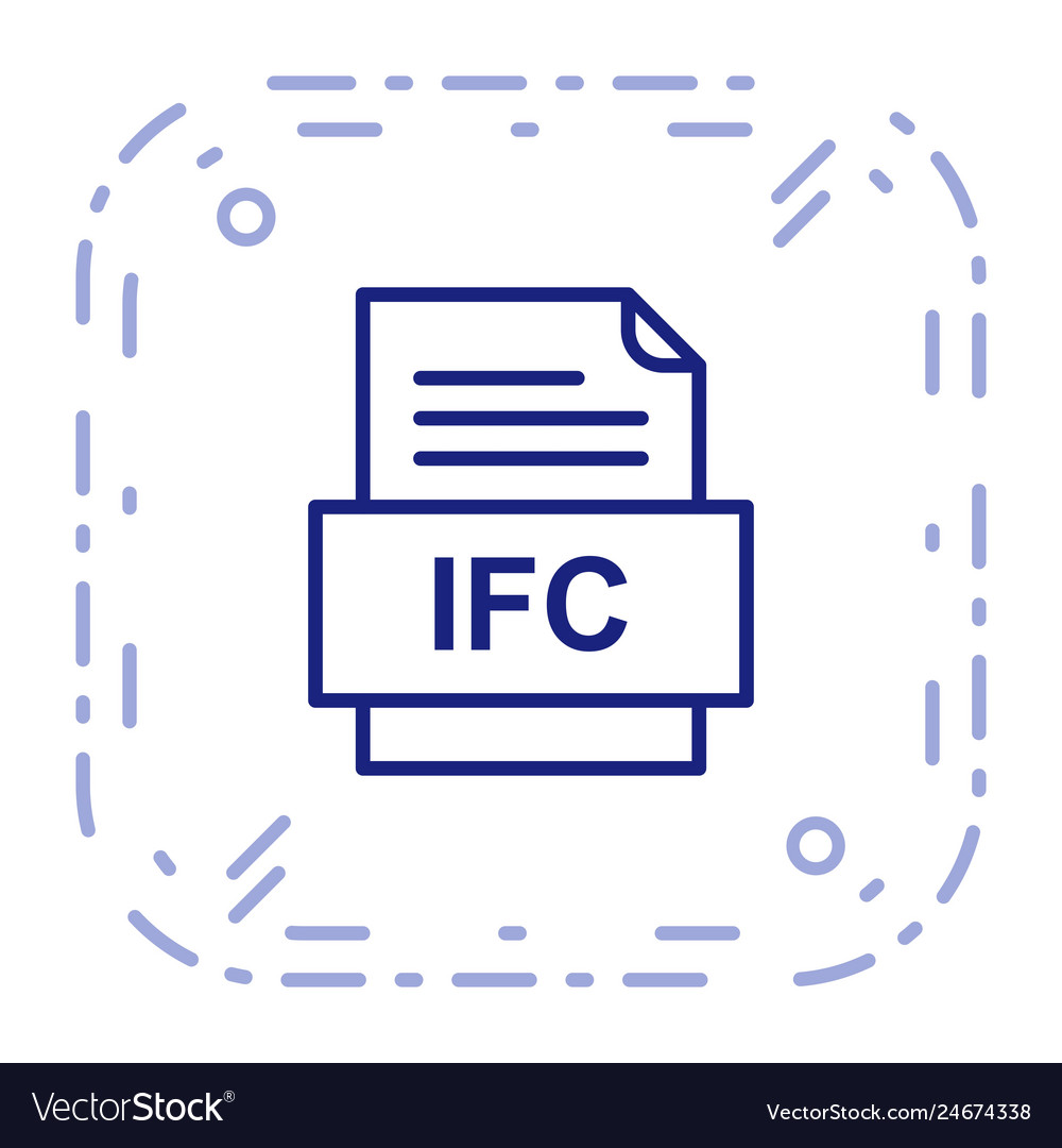 Ifc file document icon Royalty Free Vector Image Ifc file document icon Royalty Free Vector Image