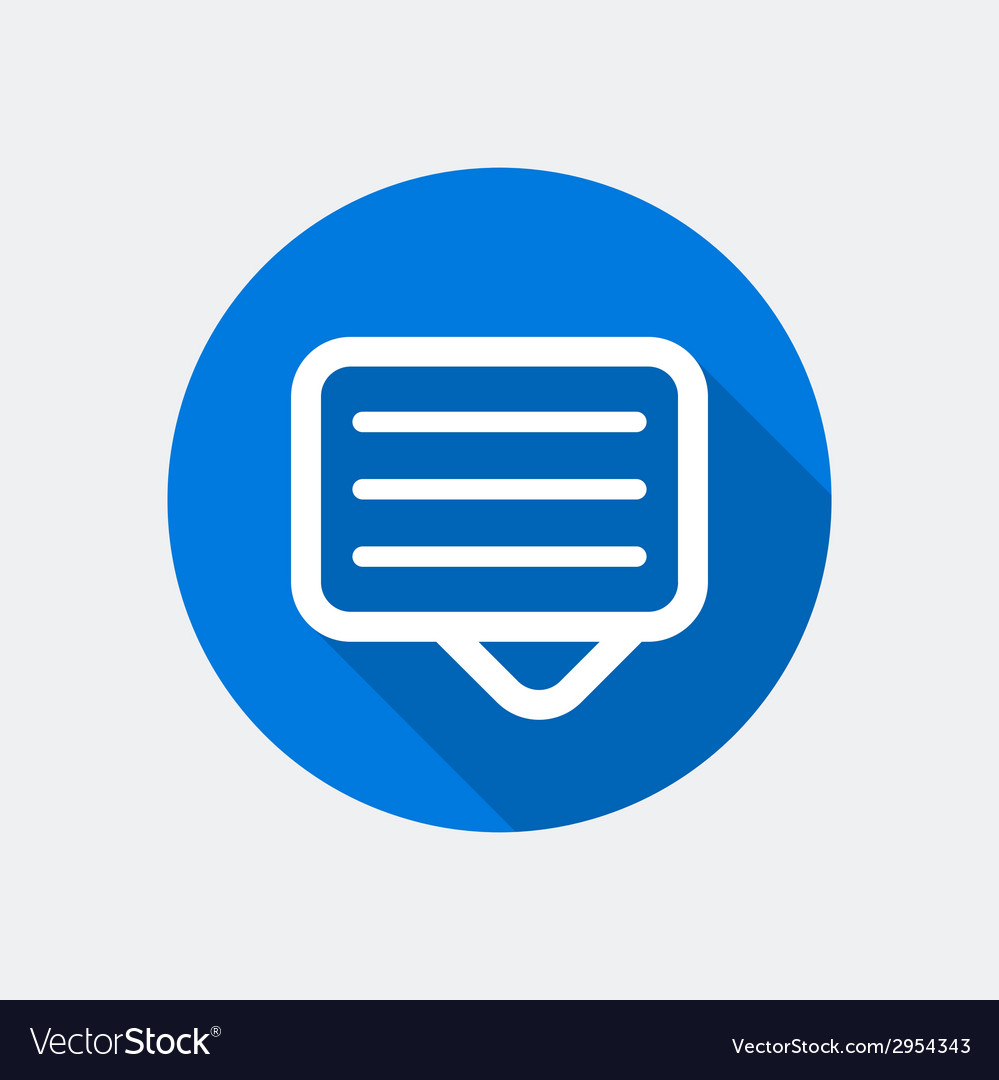 Message icon Royalty Free Vector Image - VectorStock