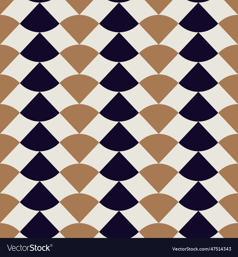 Mosaic seamless geometric pattern repeatable Vector Image