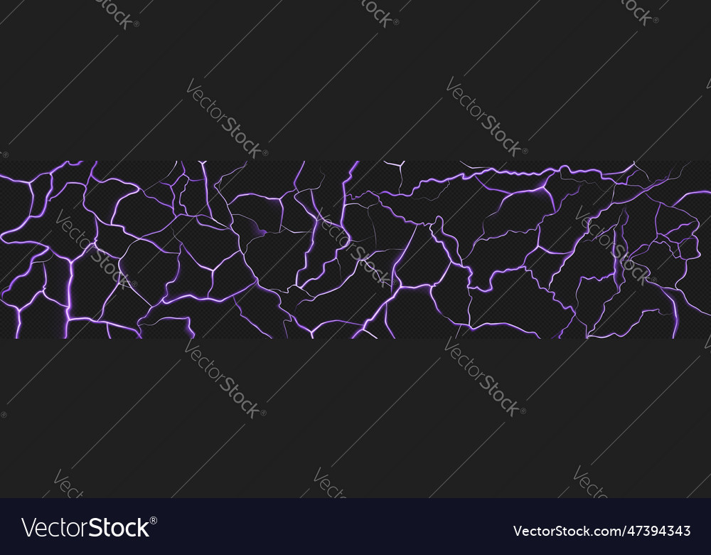 Realistic lightning bolt pattern Royalty Free Vector Image