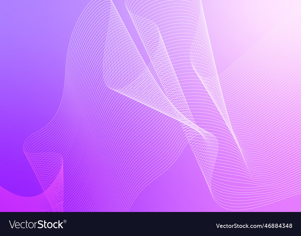 Abstract dynamic line flow beautiful wave pattern Vector Image