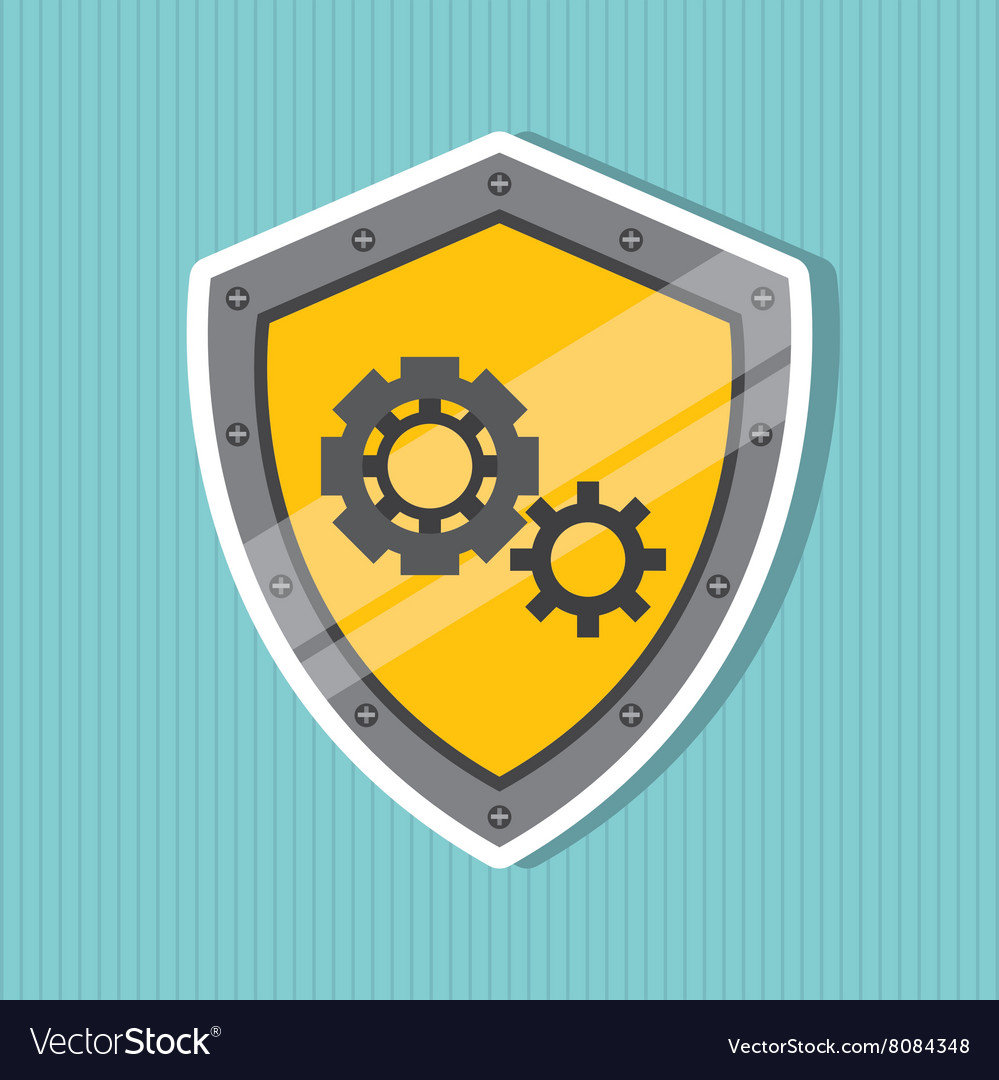 Security system design Royalty Free Vector Image