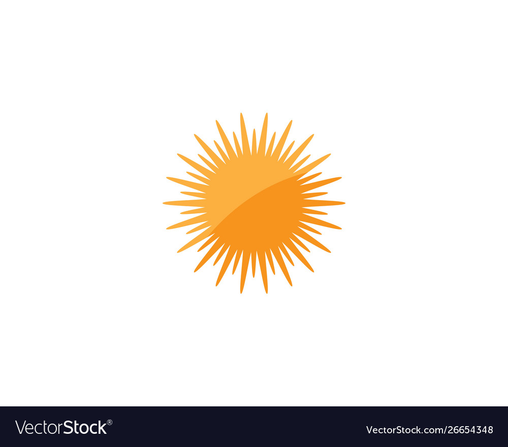 Sun logo Royalty Free Vector Image - VectorStock