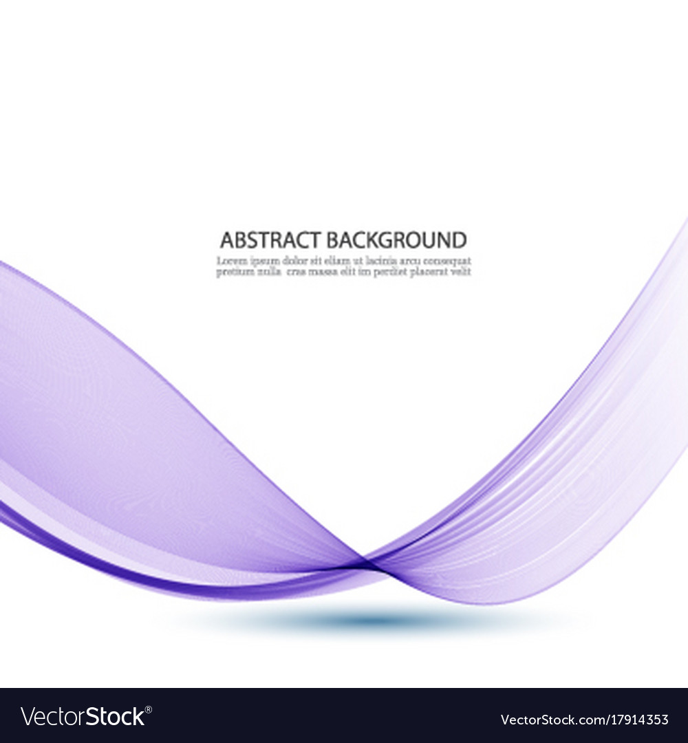 Abstract wave design element blue Royalty Free Vector Image