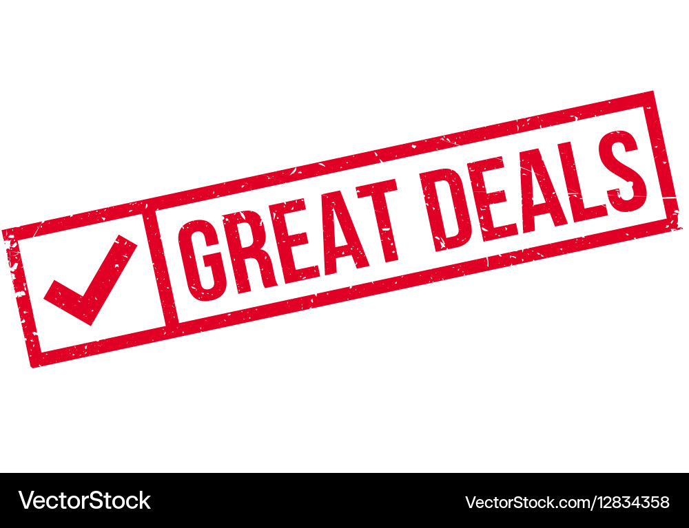 Great deals rubber stamp Royalty Free Vector Image