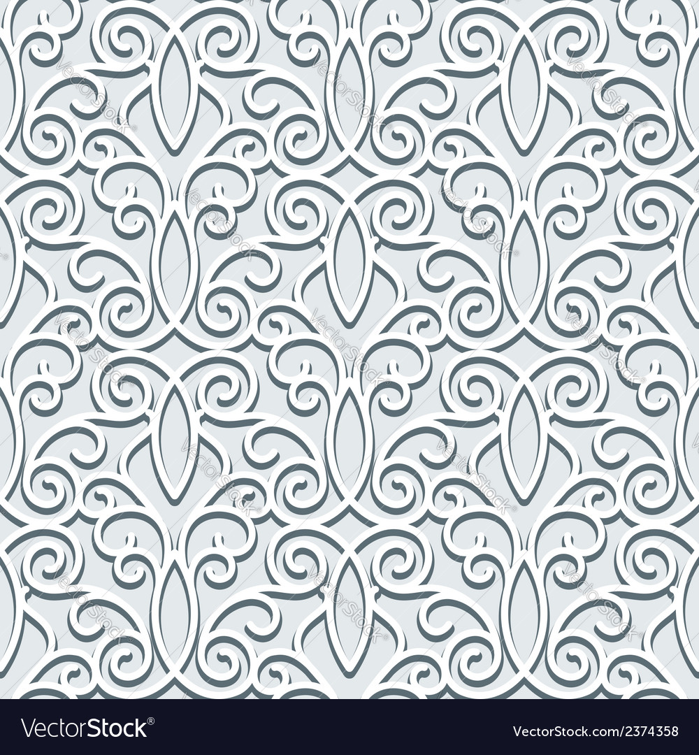 Grey seamless pattern Royalty Free Vector Image