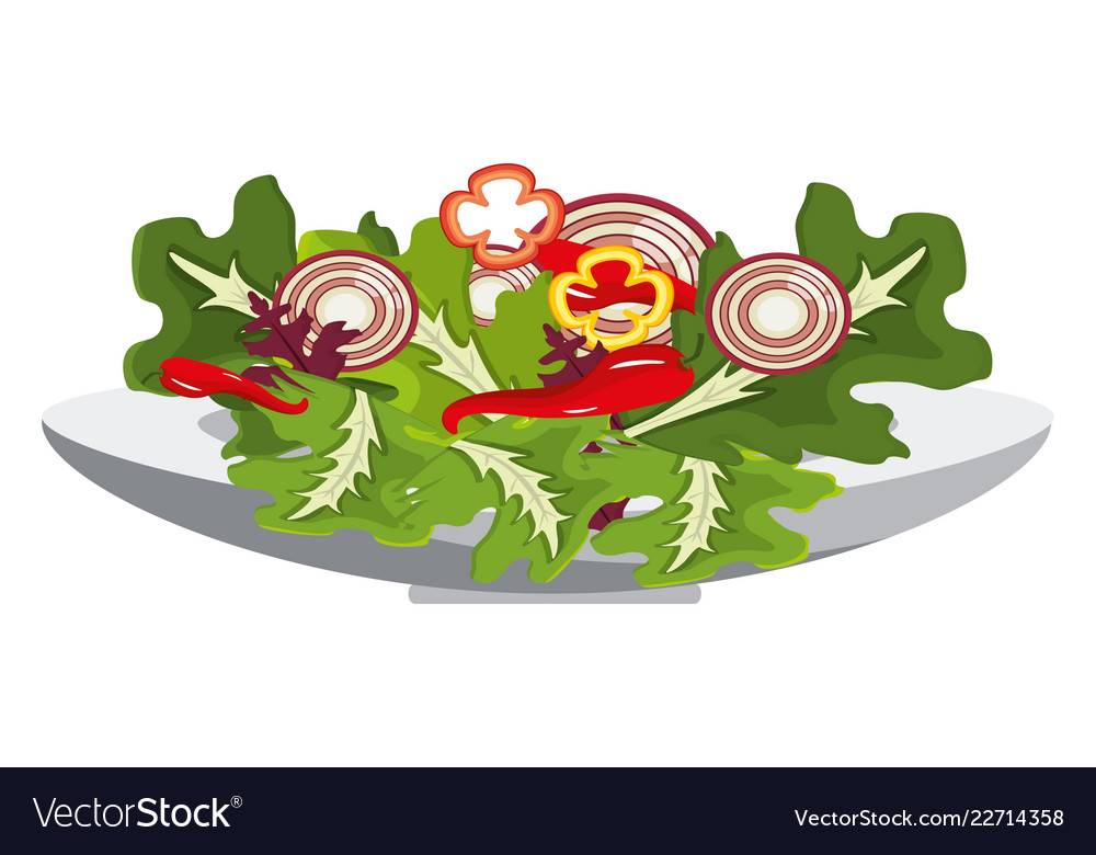 Vegetable healthy diet Royalty Free Vector Image