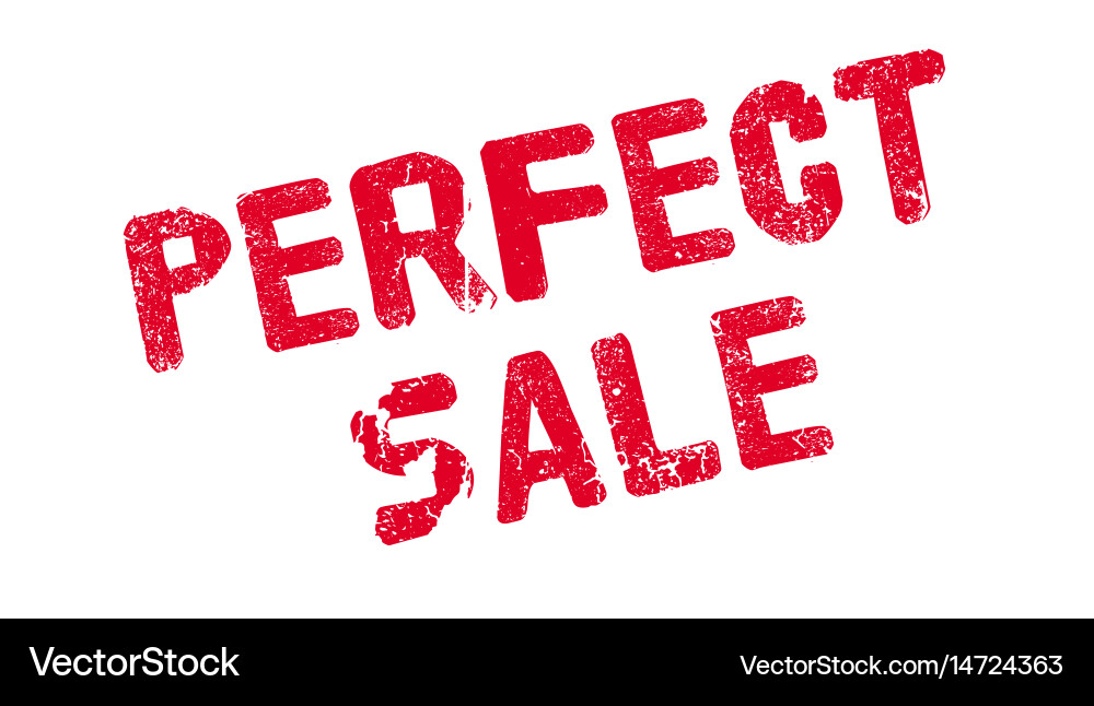 Perfect sale rubber stamp Royalty Free Vector Image