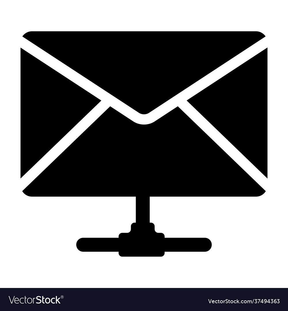Shared mail Royalty Free Vector Image - VectorStock