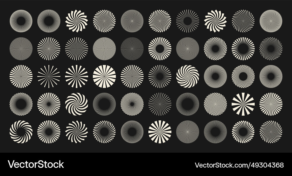 Brutalist geometric shapes symbols simple Vector Image