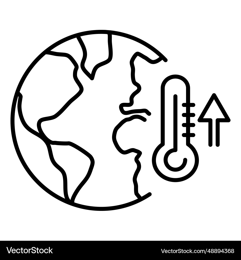 Icon with zero emission symbol concept greenhouse Vector Image