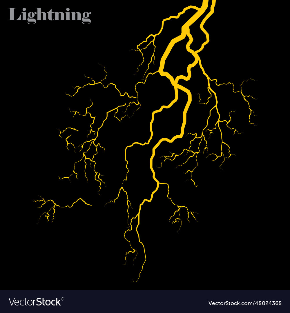 Lightning background Royalty Free Vector Image