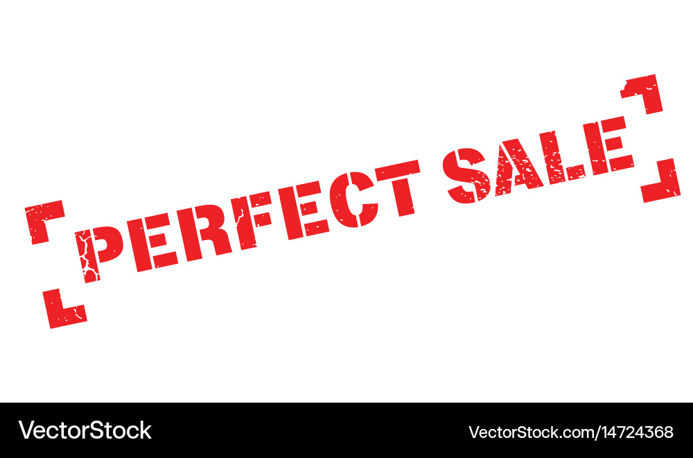 Perfect sale rubber stamp Royalty Free Vector Image