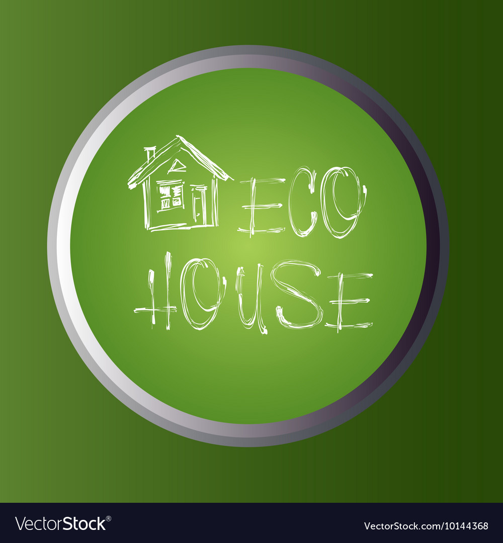 Save home concept Button Royalty Free Vector Image