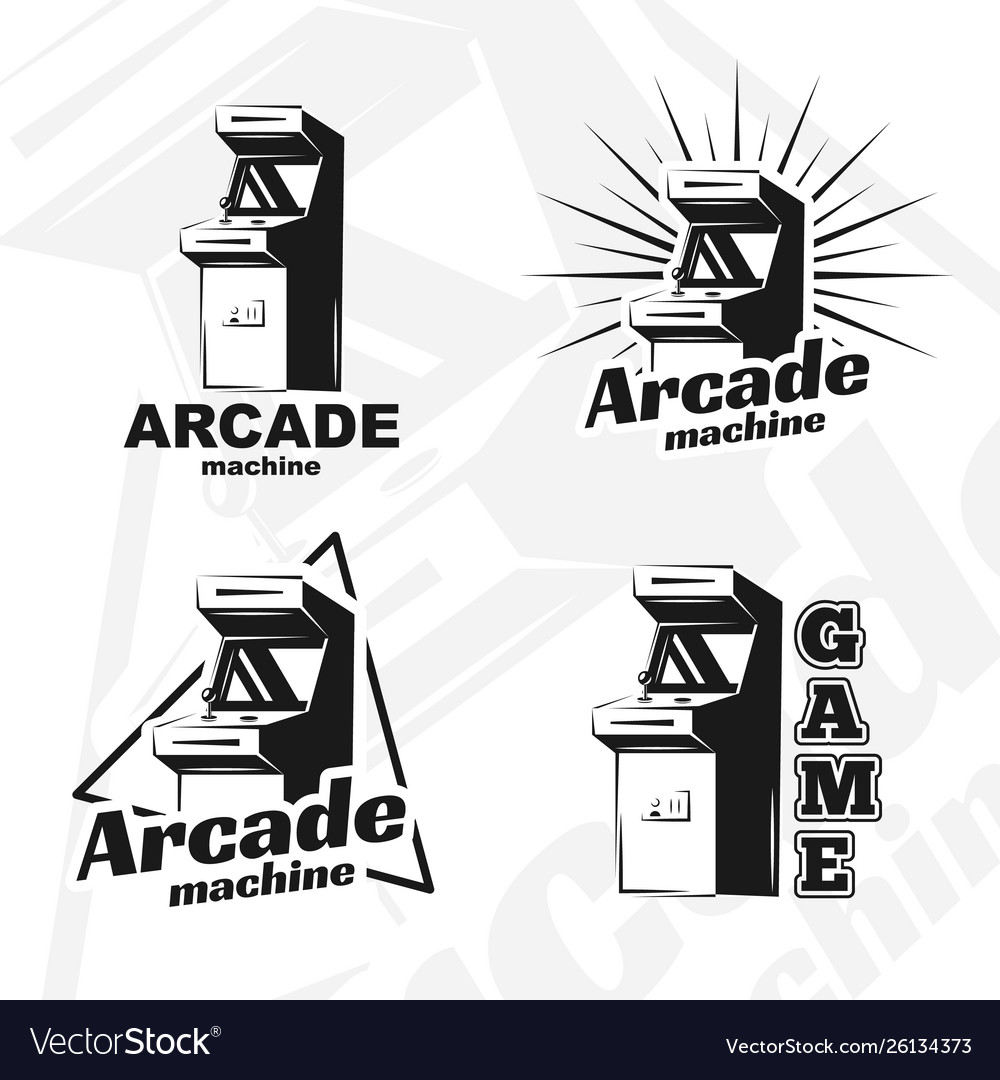 Arcade machine Royalty Free Vector Image - VectorStock