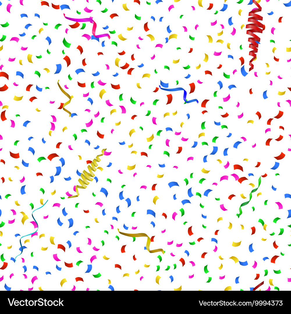 Confetti decoration colorful 1 Royalty Free Vector Image