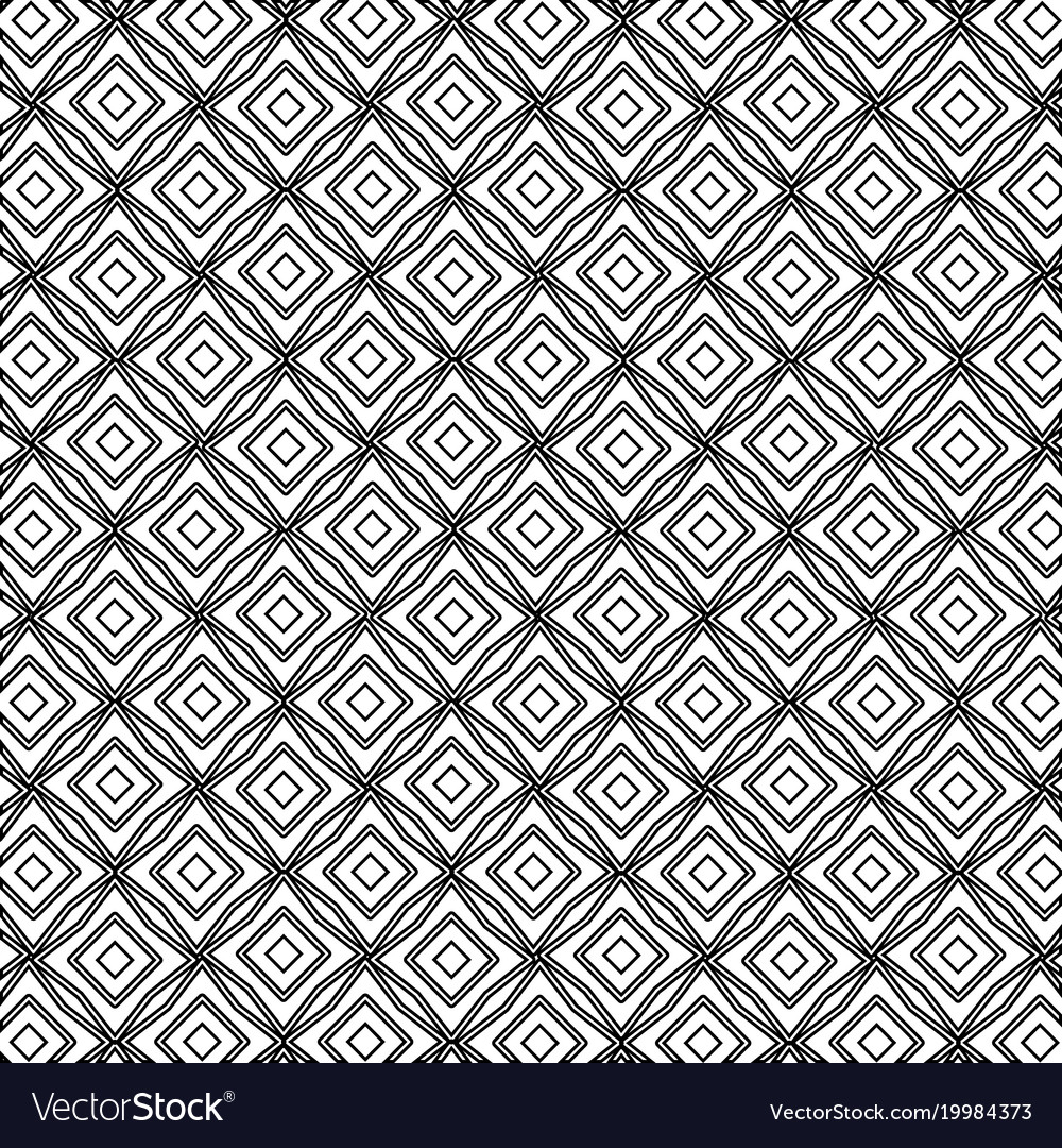 Monochrome geometric pattern background Royalty Free Vector