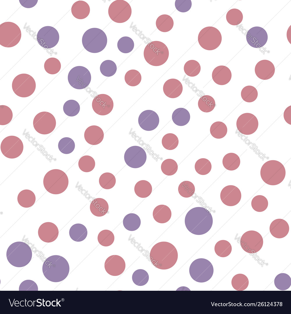 Abstract simple circles seamless pattern Vector Image