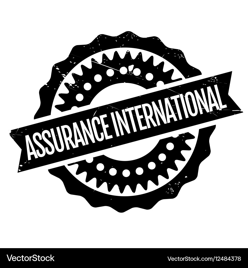 Assurance International rubber stamp Royalty Free Vector