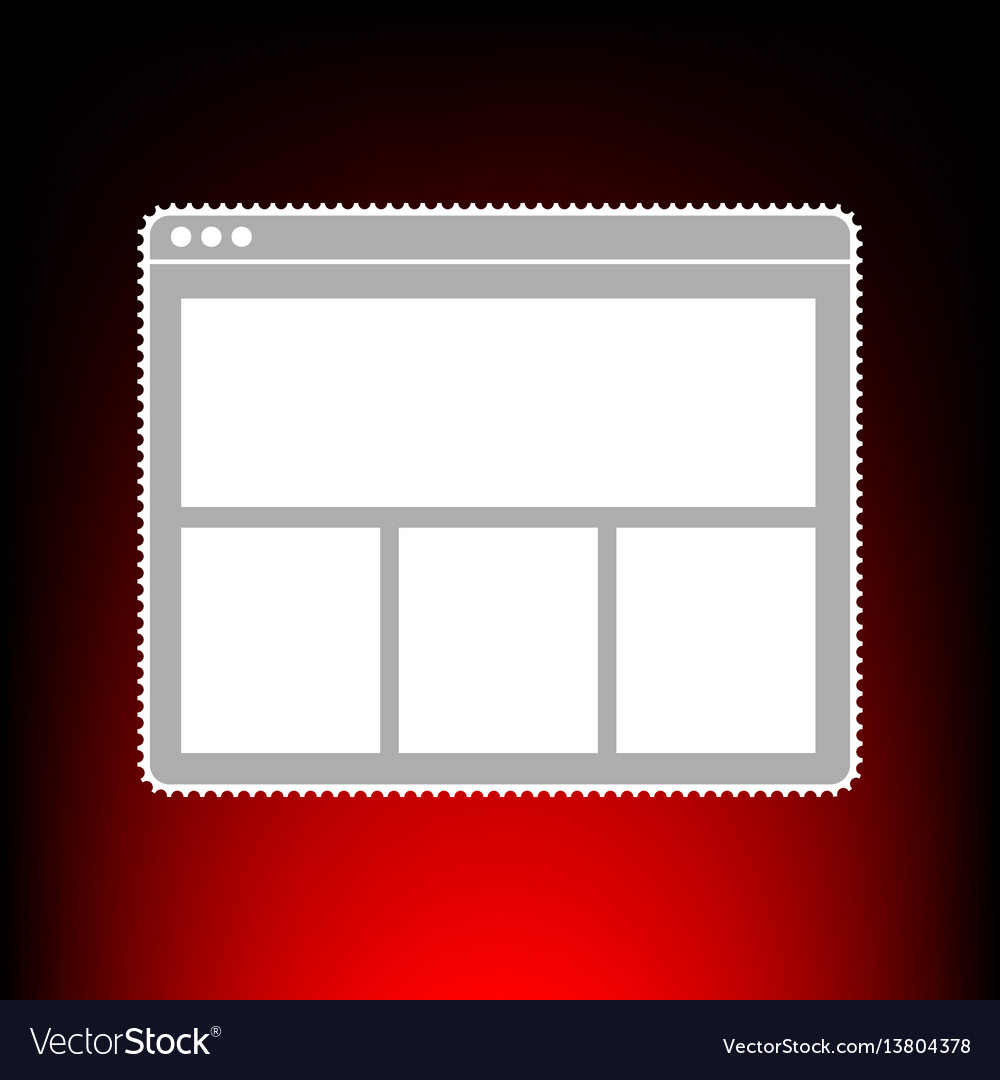 Web window style Royalty Free Vector Image - VectorStock