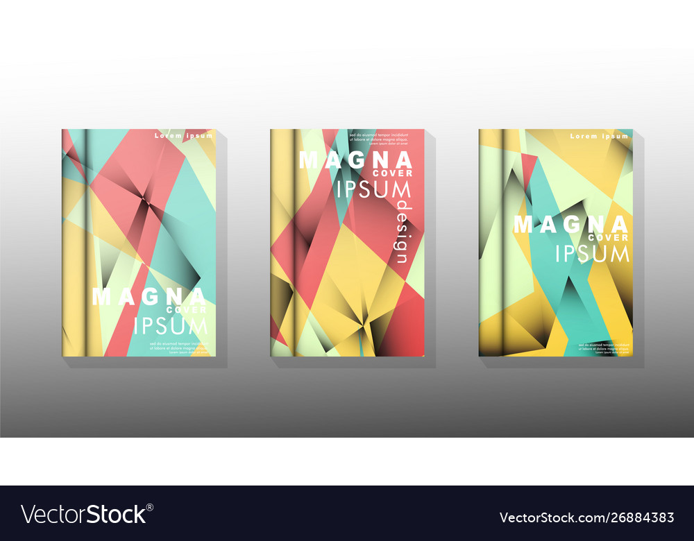 Gradient minimal geometric pattern design Vector Image