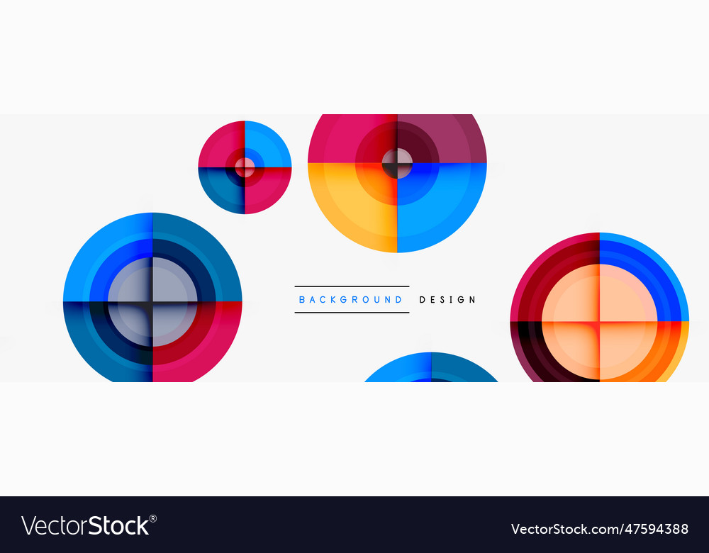 Circle pattern background abstract backgrounds Vector Image