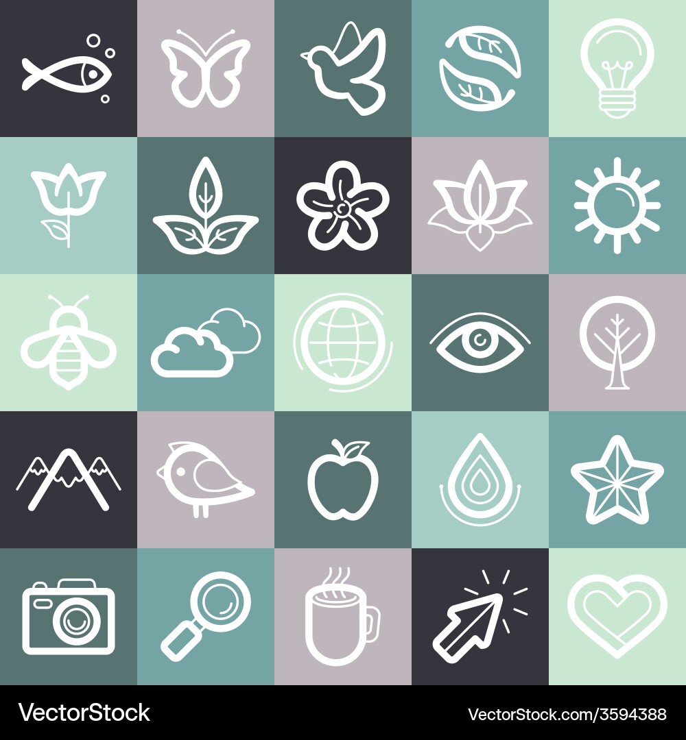 Set of design elements and symbols Royalty Free Vector Image